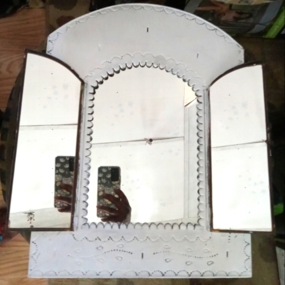 Hand Crafted | Wall Decor | Vintage Natural Hand Punched Tin Wall ...